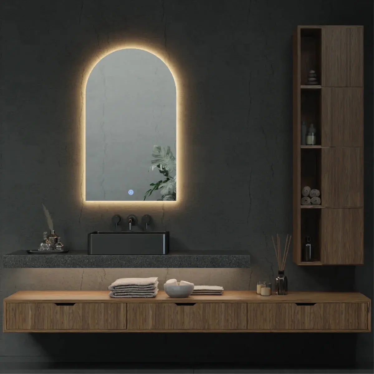 Titan LED Mirror - Demister, Dimmable Light | Zenith Bath – Zenithbath